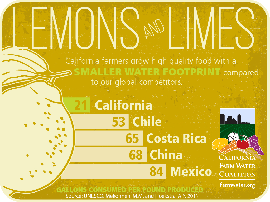 Food Water Footprint Facts - California Farm Water Coalition